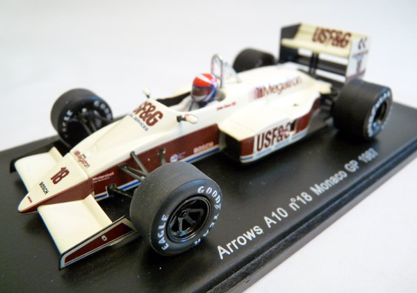 Spark Model / Minimax Arrows A10 Megatron BMW #18 Monaco GP 1987, # ...