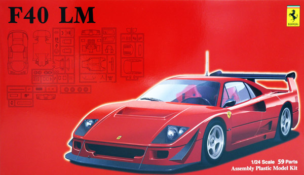 Fujimi Ferrari F40 LM "roll out Pista di Fiorano" #126456 | P23666