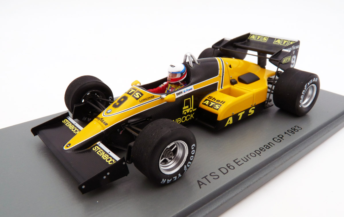 Spark ATS D6 BMW Turbo Manfred Winkelhock Formel 1 1983