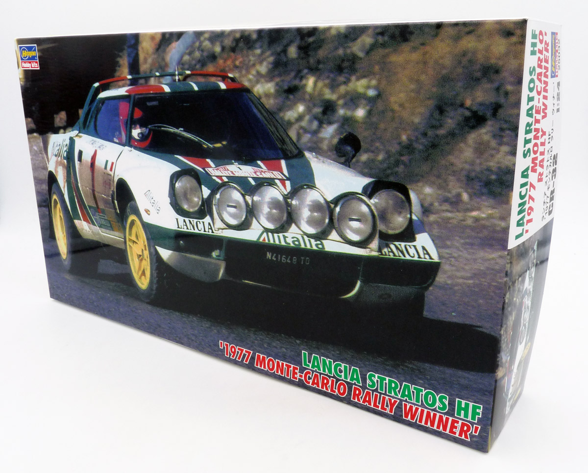 Hasegawa Lancia Stratos HF "Alitalia", 1977 Monte Carlo Rally Winner, S. Munari / S. Maiga ...